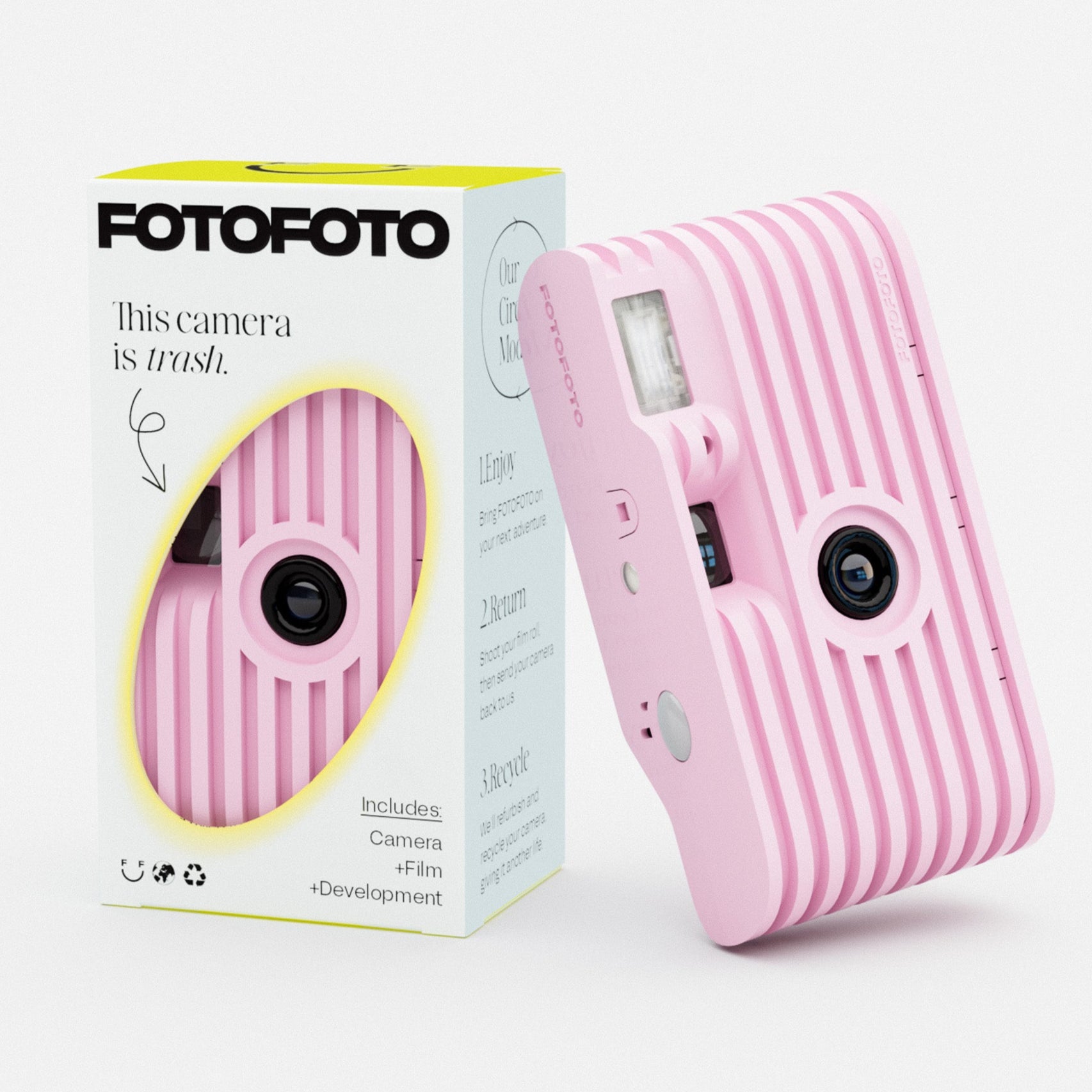 Sustainable Disposable Camera - "Tulip"Fotofoto | BOXFOX